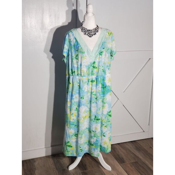 Dresses | Unbranded Dress Color Blue Short Sleeve No Size Or Material ...